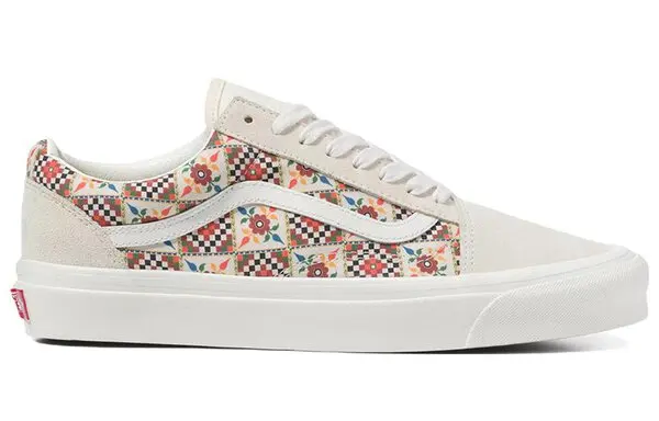VANS Old Skool 36 Dx Anaheim Factory "tile Checkerboard - White