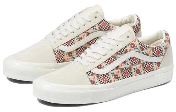 VANS Old Skool 36 Dx Anaheim Factory "tile Checkerboard - White