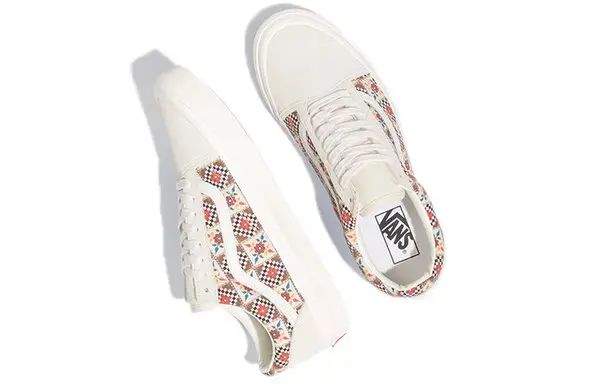 VANS Old Skool 36 Dx Anaheim Factory "tile Checkerboard - White