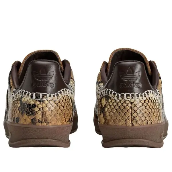 Adidas X Wales Bonner Gazelle Indoor Snakeskin - Brown/black