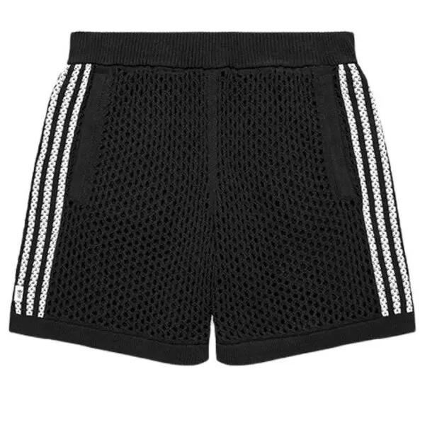 Adidas X Clot Crocheted Shorts - Black