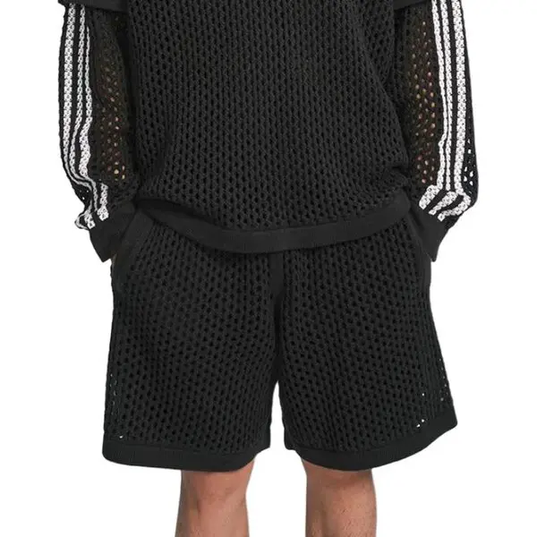 Adidas X Clot Crocheted Shorts - Black