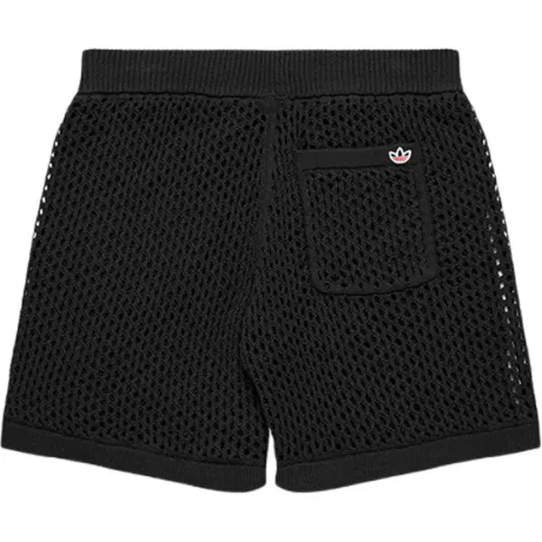 Adidas X Clot Crocheted Shorts - Black