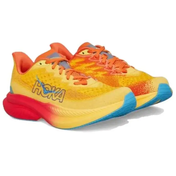 Hoka One One Mach 6 Athletic Sneakers - Poppy/squash