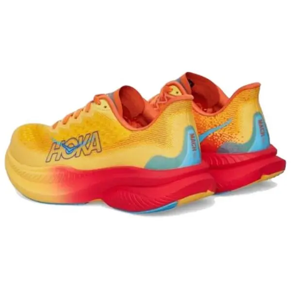 Hoka One One Mach 6 Athletic Sneakers - Poppy/squash