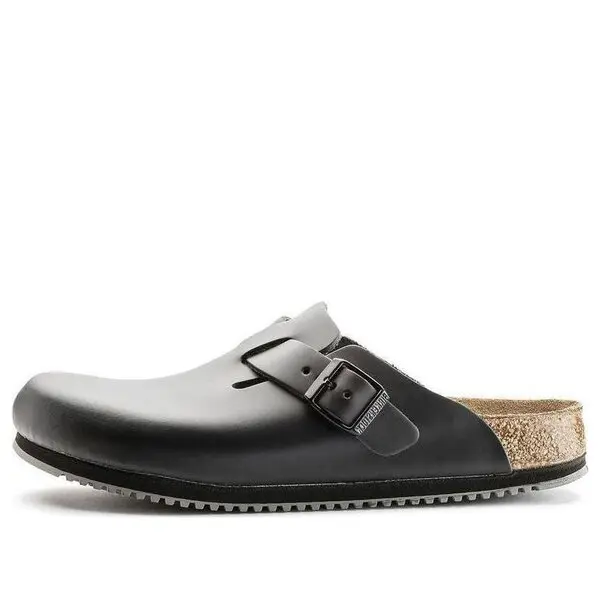 BIRKENSTOCK Boston Super Grip Clogs - Black