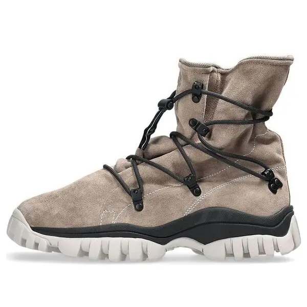 Asics High Top Lace-up Boots - Walnut/black