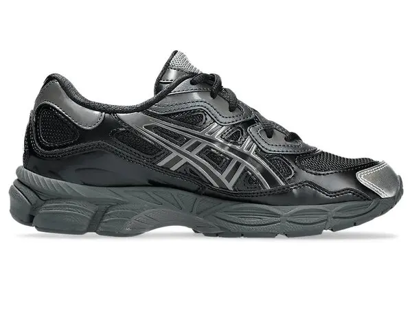 Asics X Kicki Yang Zhang Gel-nyc "silver Toe Black" Sneakers - Black/silver