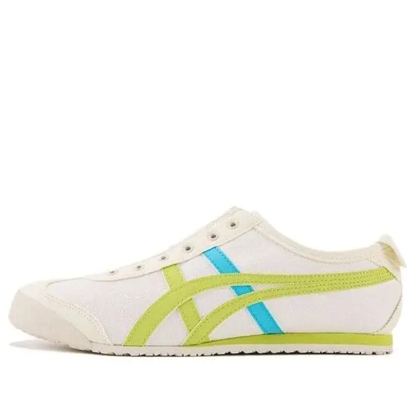 Onitsuka Tiger Mexico 66 Slip-on Sneakers - Cream/neon Lime