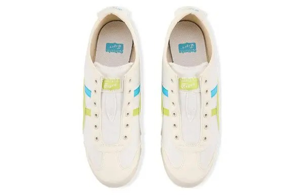 Onitsuka Tiger Mexico 66 Slip-on Sneakers - Cream/neon Lime