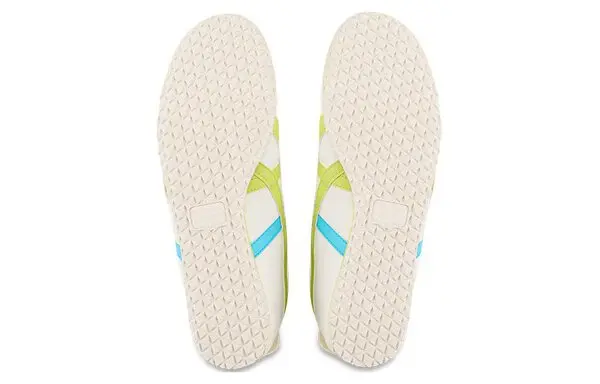 Onitsuka Tiger Mexico 66 Slip-on Sneakers - Cream/neon Lime