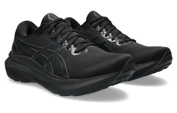Asics Gel-kayano 30 Athletic Lace-up Sneakers - Black/black