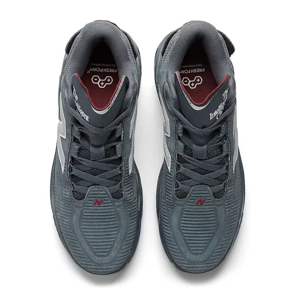 NEW BALANCE Fresh Foam Bb V2 'grey Day' Sneakers - Graphite/titanium/mercury Red