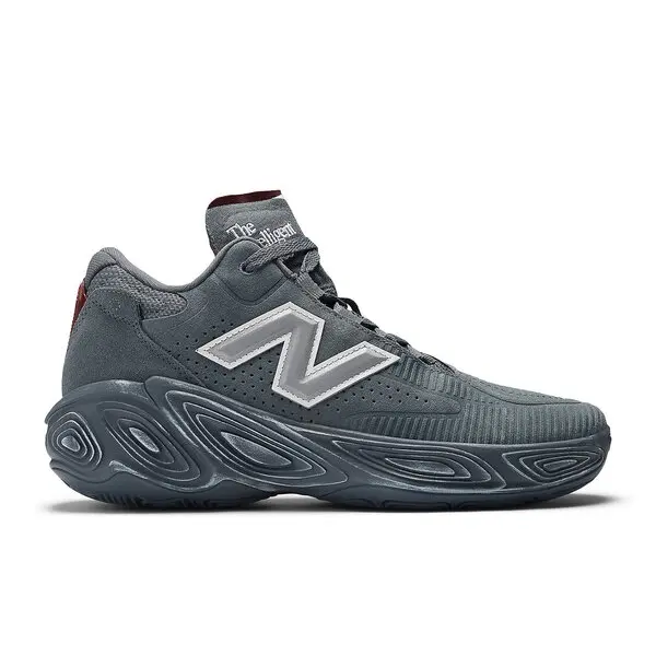 NEW BALANCE Fresh Foam Bb V2 'grey Day' Sneakers - Graphite/titanium/mercury Red