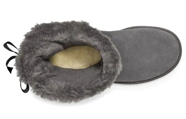 UGG Short Bow Boot - Grey