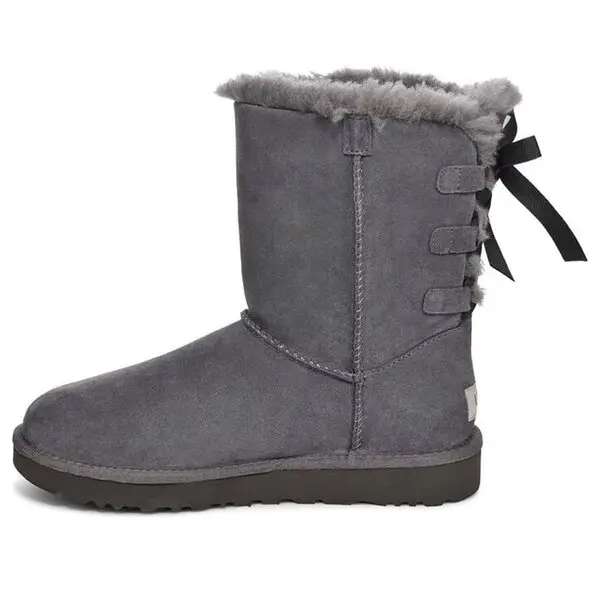 UGG Short Bow Boot - Grey