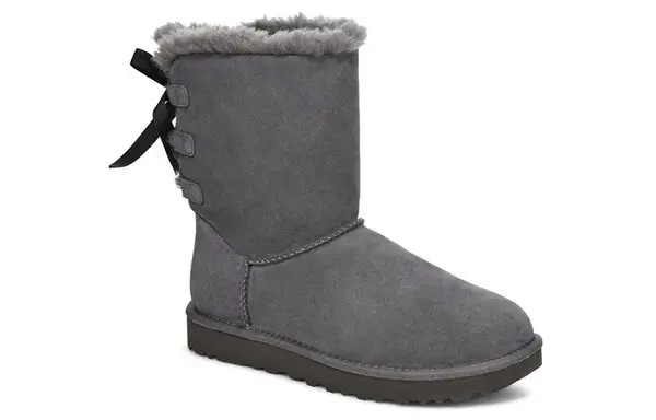 UGG Short Bow Boot - Grey