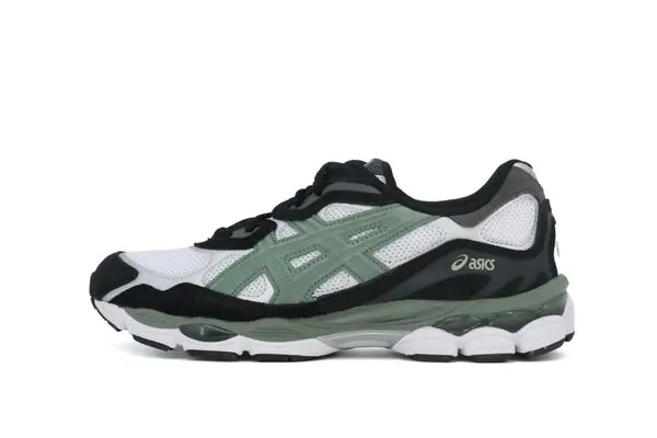Asics Gel-nyc Athletic Sneakers - White/black/green