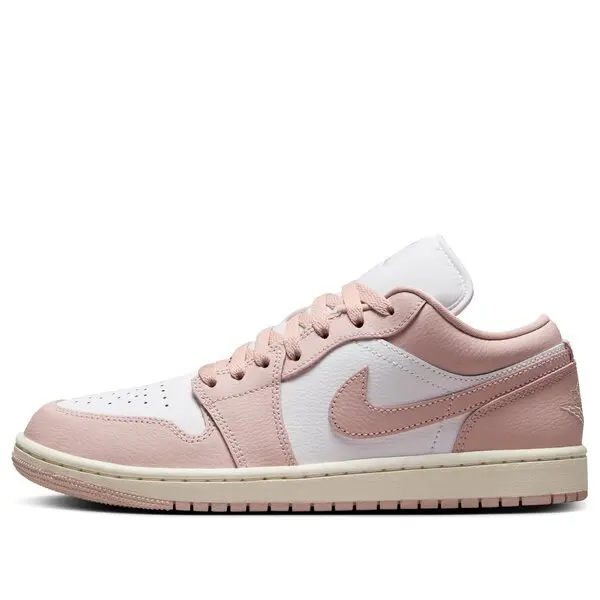JORDAN 1 Low Sneakers - White/sail/pink Oxford
