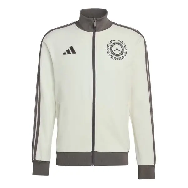 Adidas Mercedes-amg F1 Team Silver Arrows Track Top - Off White/granite