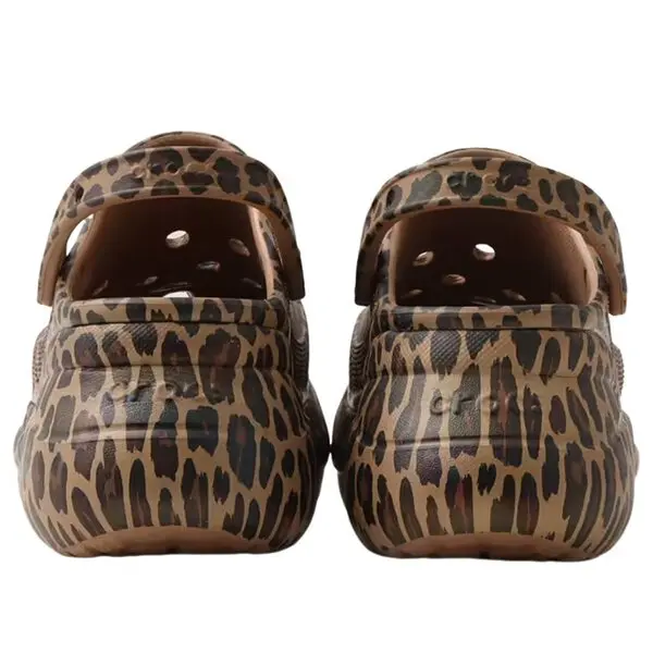 CROCS Bae Animal Clog Leopard Print
