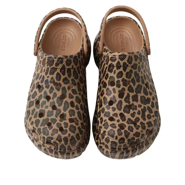 CROCS Bae Animal Clog Leopard Print - Multi-color