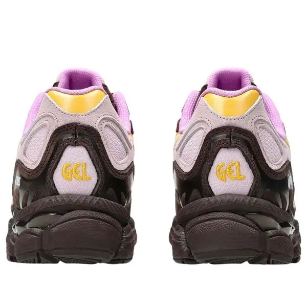 Asics X Pleasures Gel-nyc Sneakers - Pink/yellow/brown