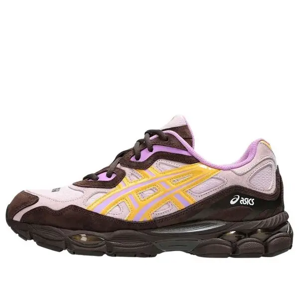 Asics X Pleasures Gel-nyc Sneakers - Pink/yellow/brown