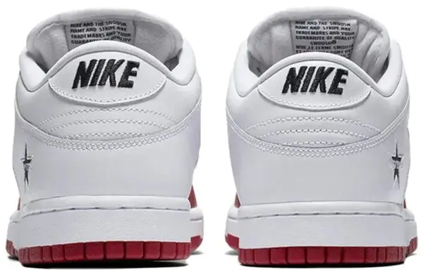 Nike X Supreme Sb Dunk Low Varsity Red