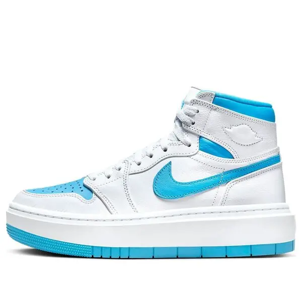 JORDAN Air 1 Elevate High Top Sneakers - White/blue