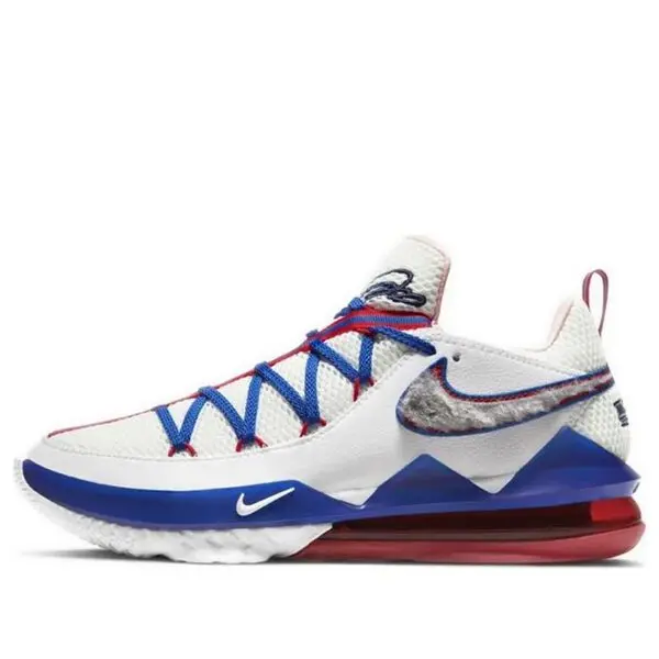 Nike Lebron 17 Low Ep 'tune Squad' Sneakers - White/white/university Red
