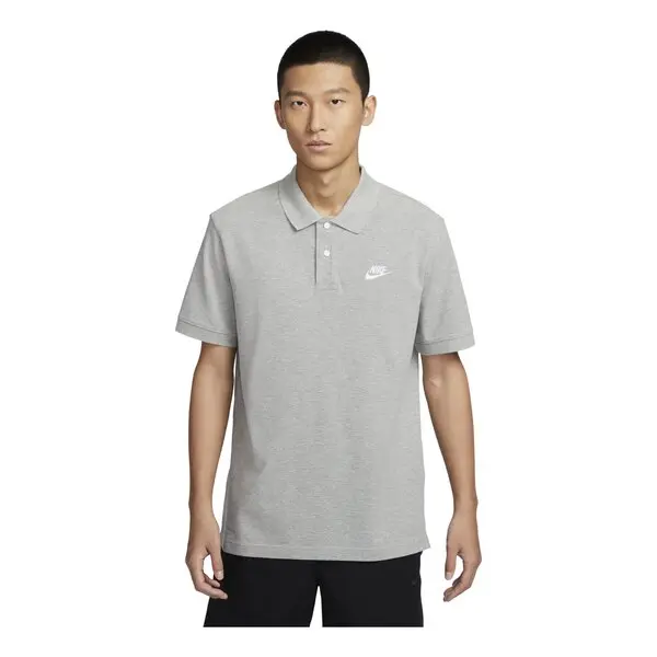 Nike As Sce Polo Matchup Pq Dk Heather - Grey