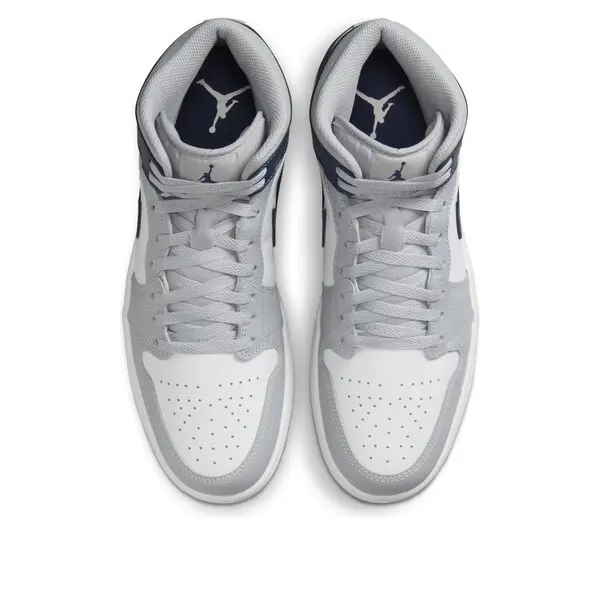 JORDAN 1 Mid Dq8426-104 - Grey/navy