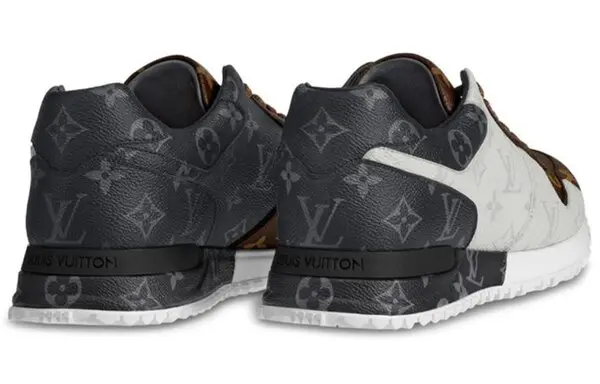 LOUIS VUITTON Run Away Sneakers - White/brown/black