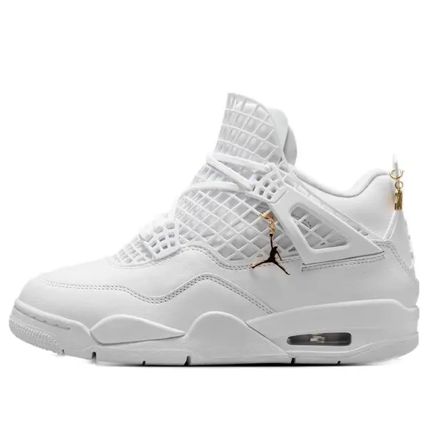 JORDAN 4 Retro 'net White - White/phantom/metallic Gold