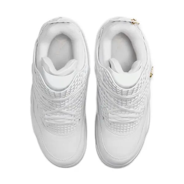 JORDAN 4 Retro 'net White - White/phantom/metallic Gold