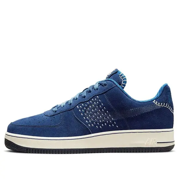 Nike Force 1 '07 Prm The One Line Low-top Sneakers - Blue/white/black