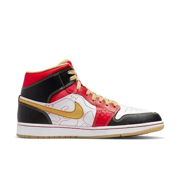 JORDAN Air 1 Mid Se Gc "xq 2022" Sneakers - White/red