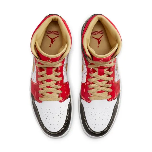 JORDAN Air 1 Mid Se Gc "xq 2022" Sneakers - White/red