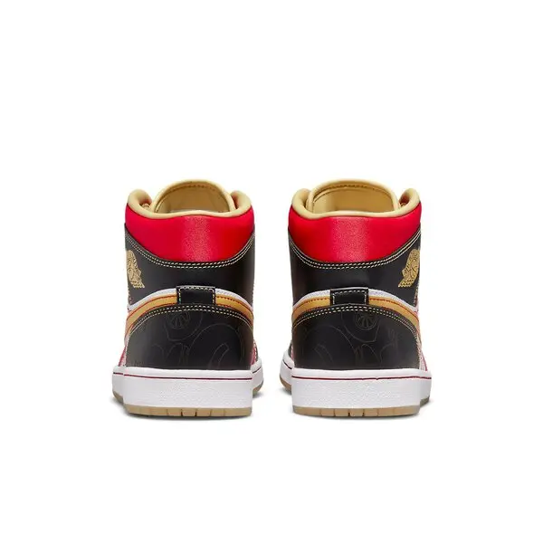 JORDAN Air 1 Mid Se Gc "xq 2022" Sneakers - White/red