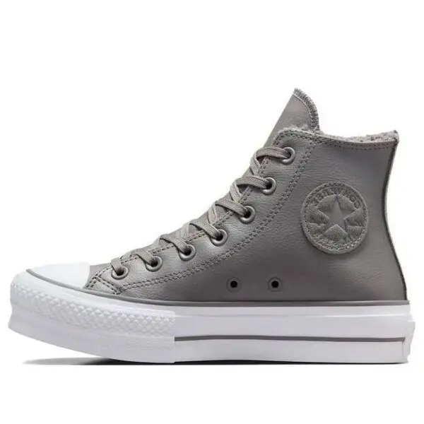 CONVERSE Chuck Taylor All Star Lift Platform High Top Sneakers - Grey/white