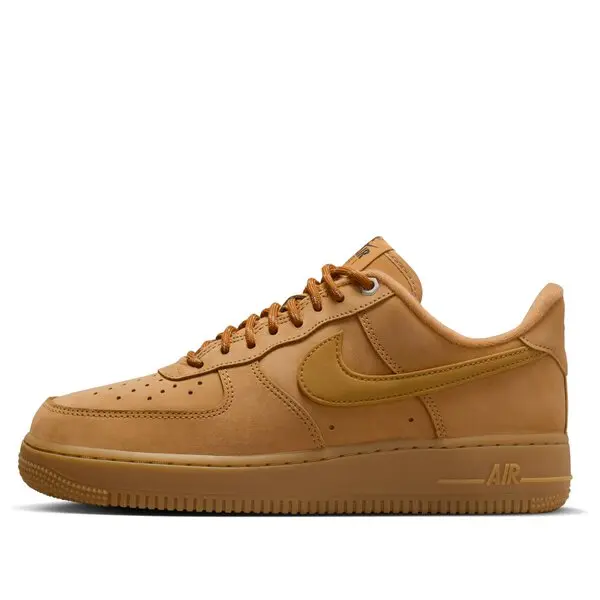 Nike Force 1 Low "flax Wheat" Sneakers - Wheat Tan