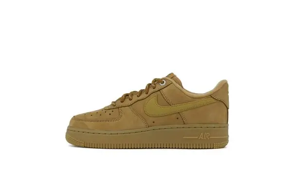 Nike Force 1 Low "flax Wheat" Sneakers - Wheat Tan