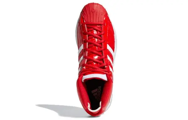 Adidas Pro Model 2g High Top Sneakers - Red/white
