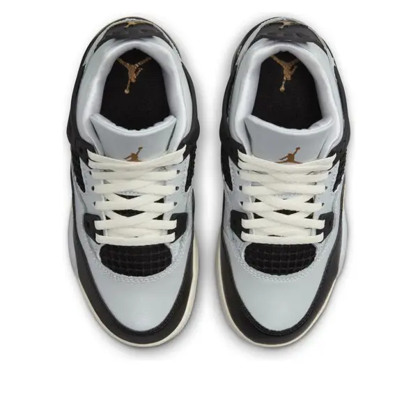 JORDAN 4 Retro "platinum Gold - White/black