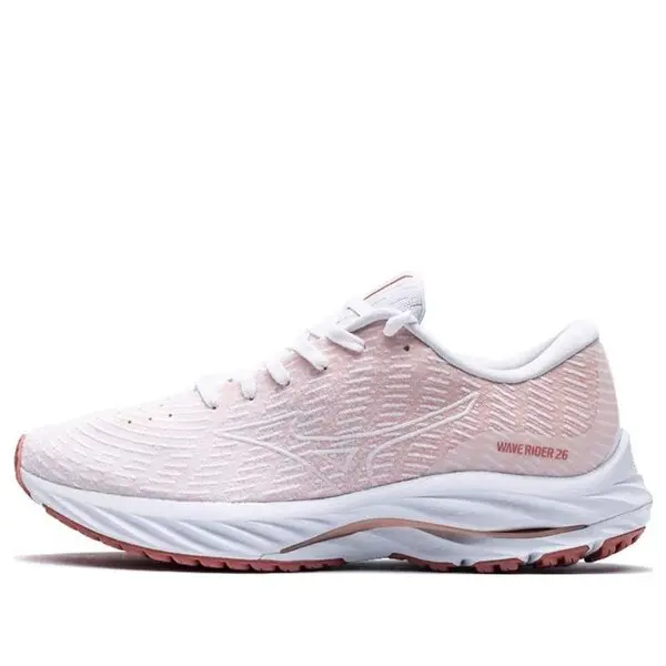 Mizuno Wave Rider 26 Ssw Athletic Sneakers - Pink/white