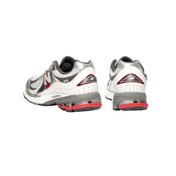 NEW BALANCE 2002r "silver Metallic Team Red - White/gray/red
