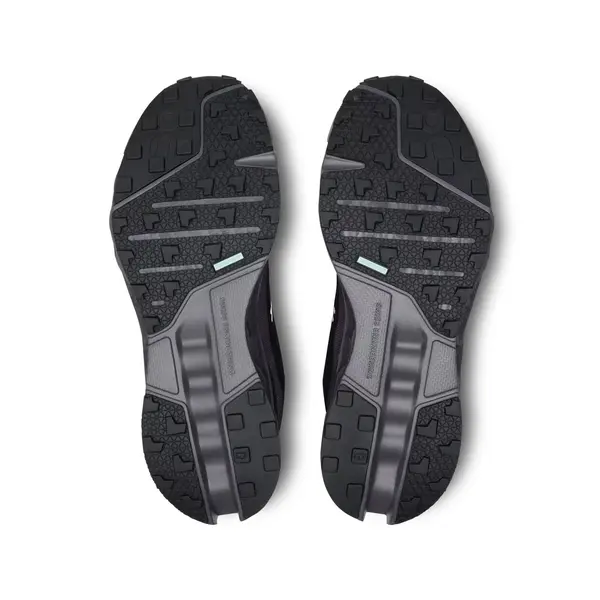 On Cloudsurfer Trail Waterproof Athletic Shoes - Black