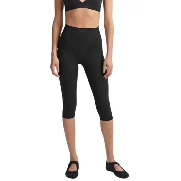 Nike X Skims Matte 17 V-line Crop Legging - Obsidian