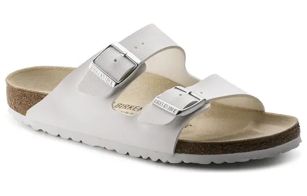 BIRKENSTOCK Arizona Birko Flor Sandals - White